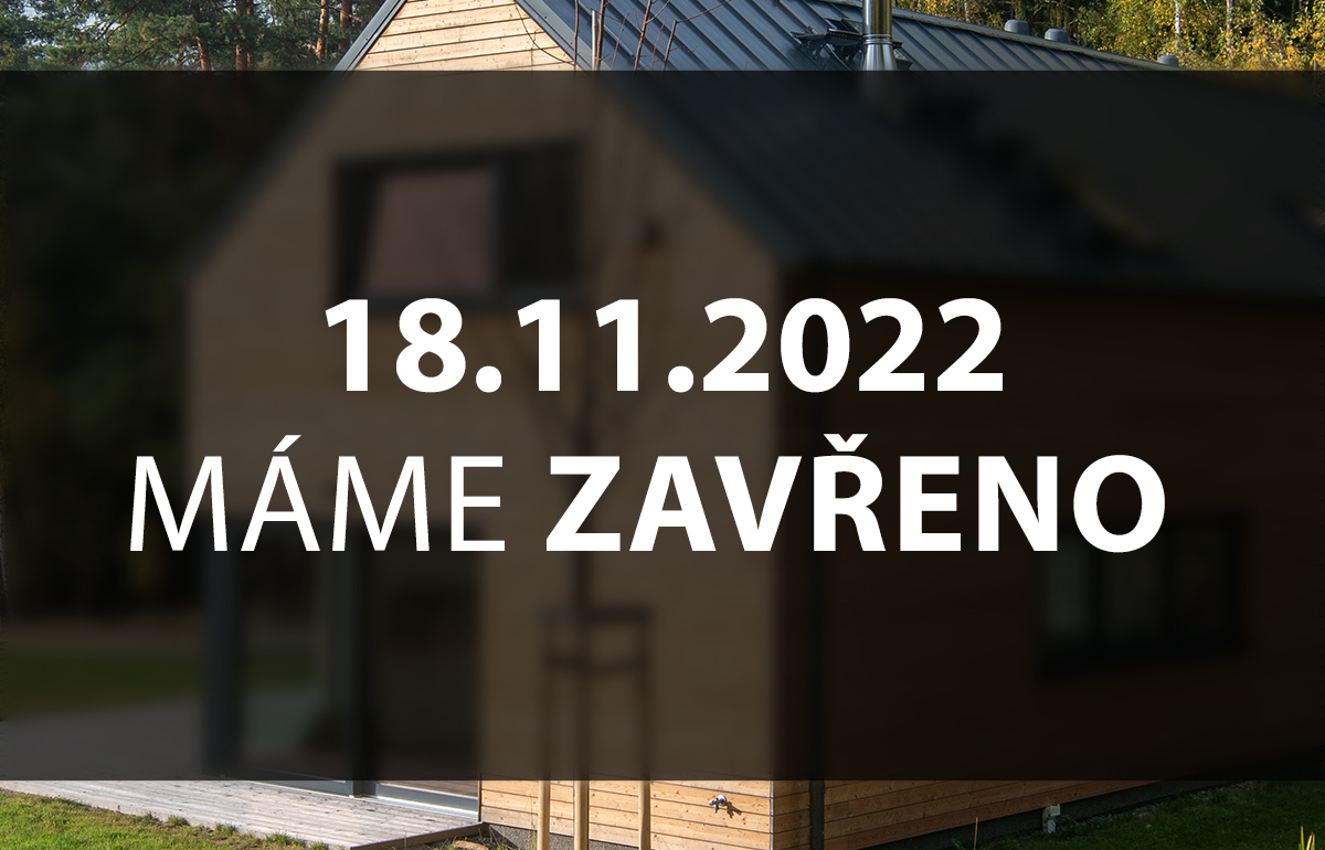 Dne 18.11.2022 máme zavřeno | ALFAHAUS